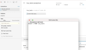 Refreshing Real-Time Data in Tableau: Adding a Dashboard Button for ...