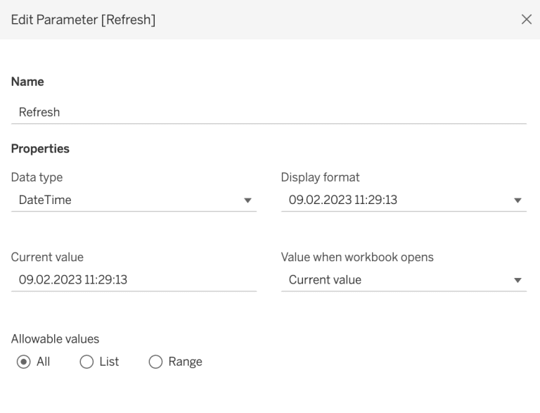 Refreshing Real-Time Data in Tableau: Adding a Dashboard Button for ...